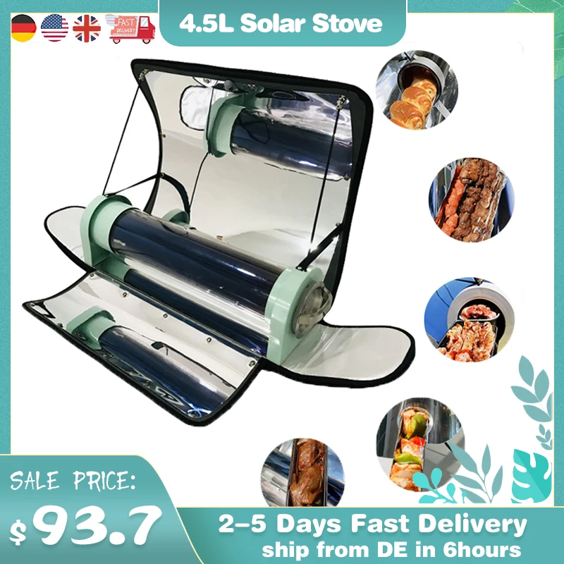 Portable Solar Stove Outdoor Integrated Solar Cooker 4.5L Parabolic ...