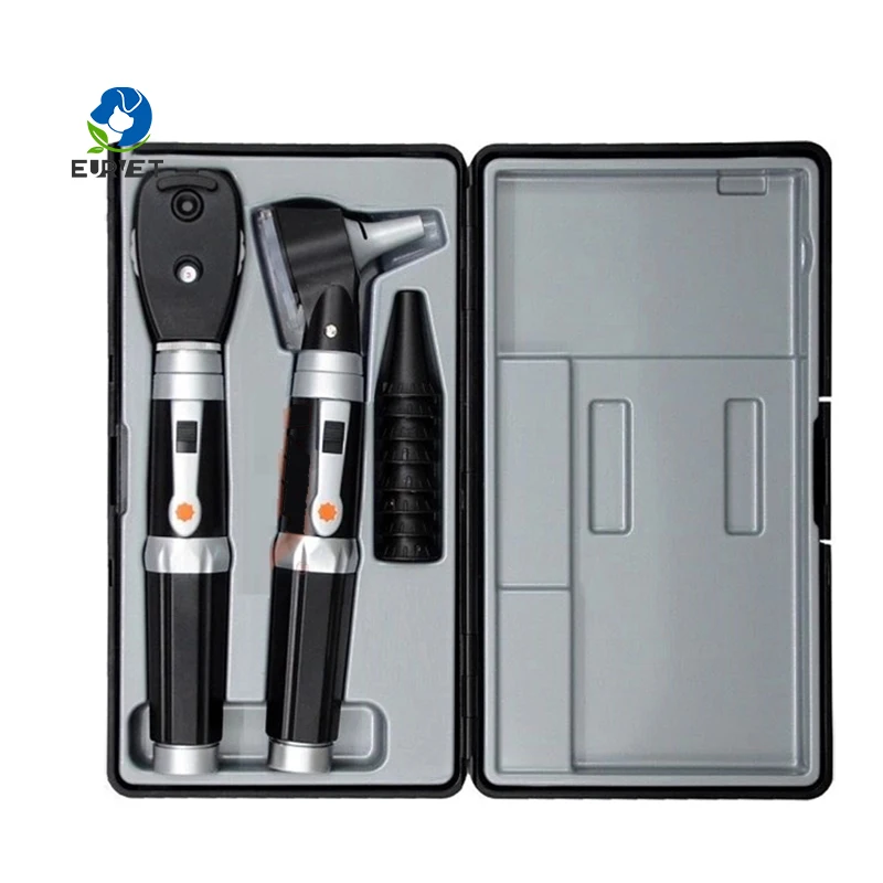 EURPET Veterinary Medical ENT Diagnostic Set Animal Hospital Otoscope ...