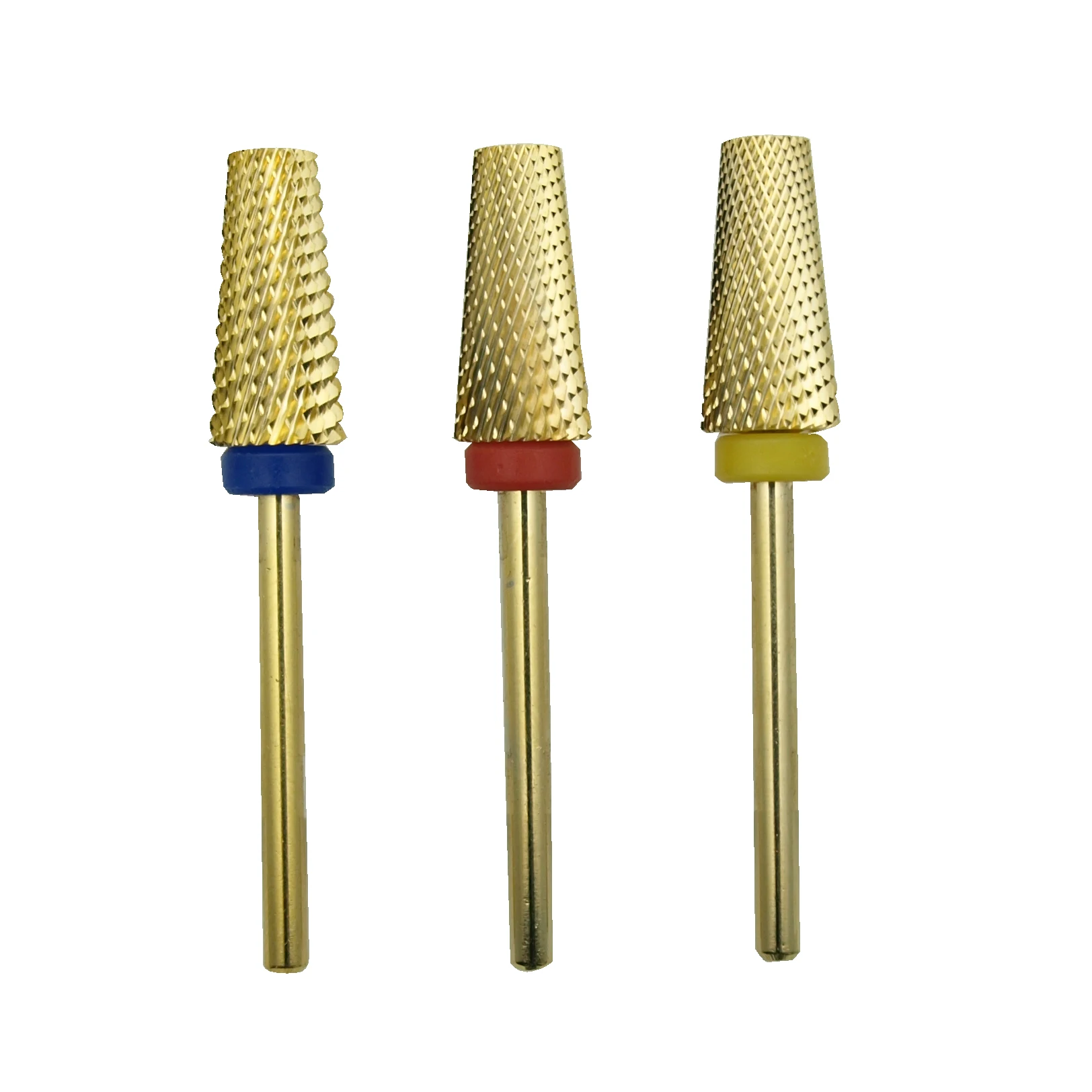 Easy-Nail-New-Gold-Carbide-Nail-Drill-Bit-Tapered-Milling-Cutter-for ...