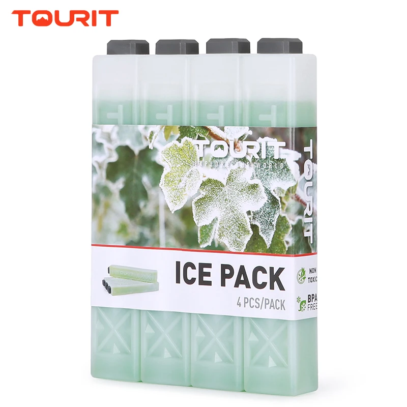 TOURIT Ice Packs for Coolers Reusable Long Lasting Freezer Packs for ...