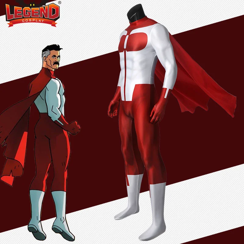 Invincible Cosplay Omni Man Superhero Nolan Grayson Cosplay Costume Men ...