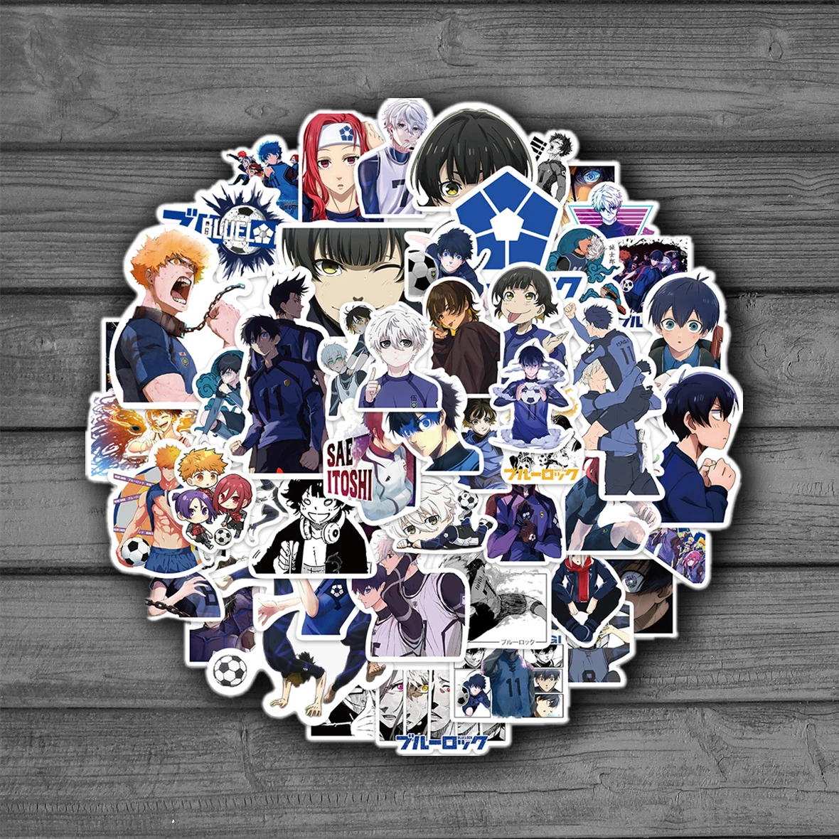 50PCS-Blue-Lock-Football-Sports-Anime-Stickers-Scrapbook-Motorcycle ...