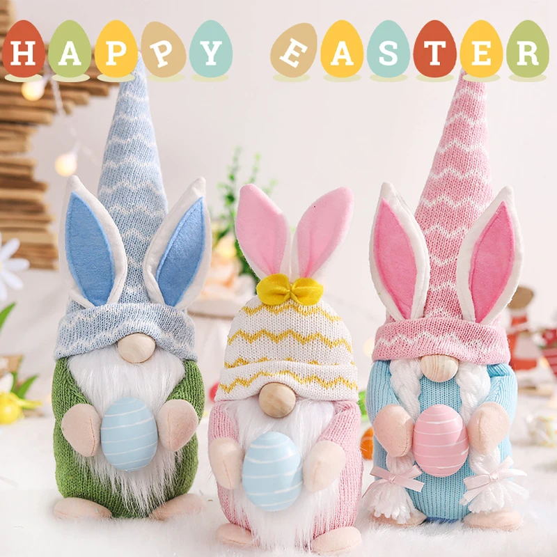 2024-Easter-Faceless-Gnome-Rabbit-Doll-Spring-Easter-Party-Home-Table ...