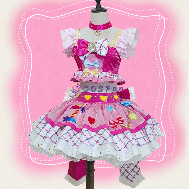 Anime Aikatsu! Nijino Yume Cosplay Costume Cake Lolita Dress Halloween ...