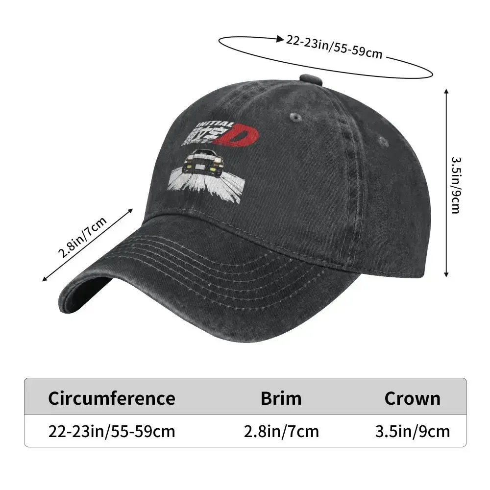 Initial D AE86 Racing Denim Cap – Classic Anime Dad Hat – Otakuen