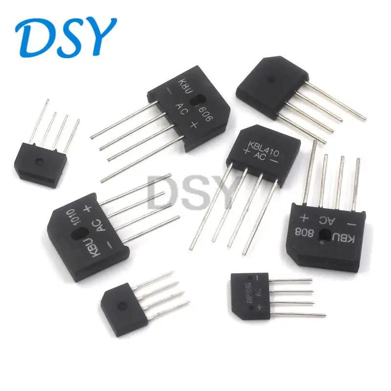 5PCS-Bridge-Rectifier-KBP206-KBP210-KBP310-KBL406-KBP410-KBP608-KBP610 ...