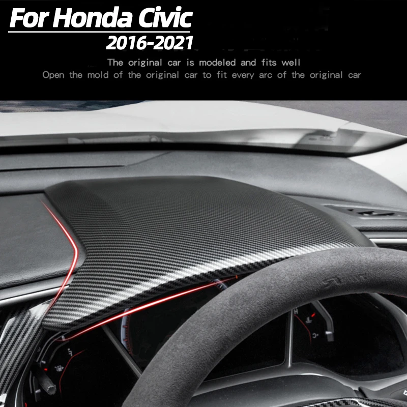 For Honda Civic 10th Gen Fk7 Fk8 Sifc Carbon Fiber Dashboard Cover ...