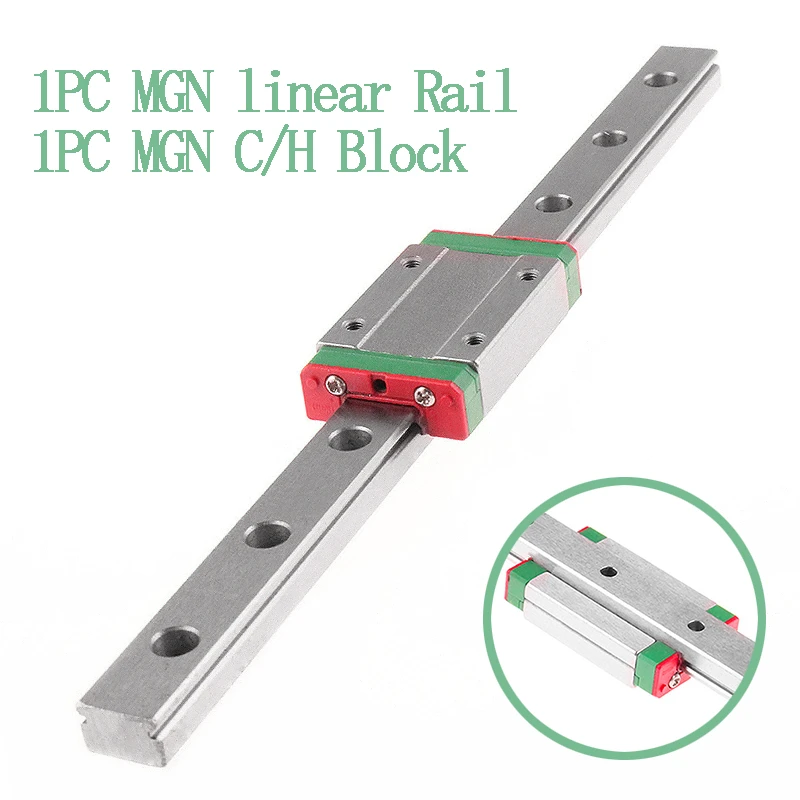MGN MGN7H MGN9H MGN12H MGN15H MGN7C MGN9C 100mm 600mm 1000mm miniature linear guide rail slide ...