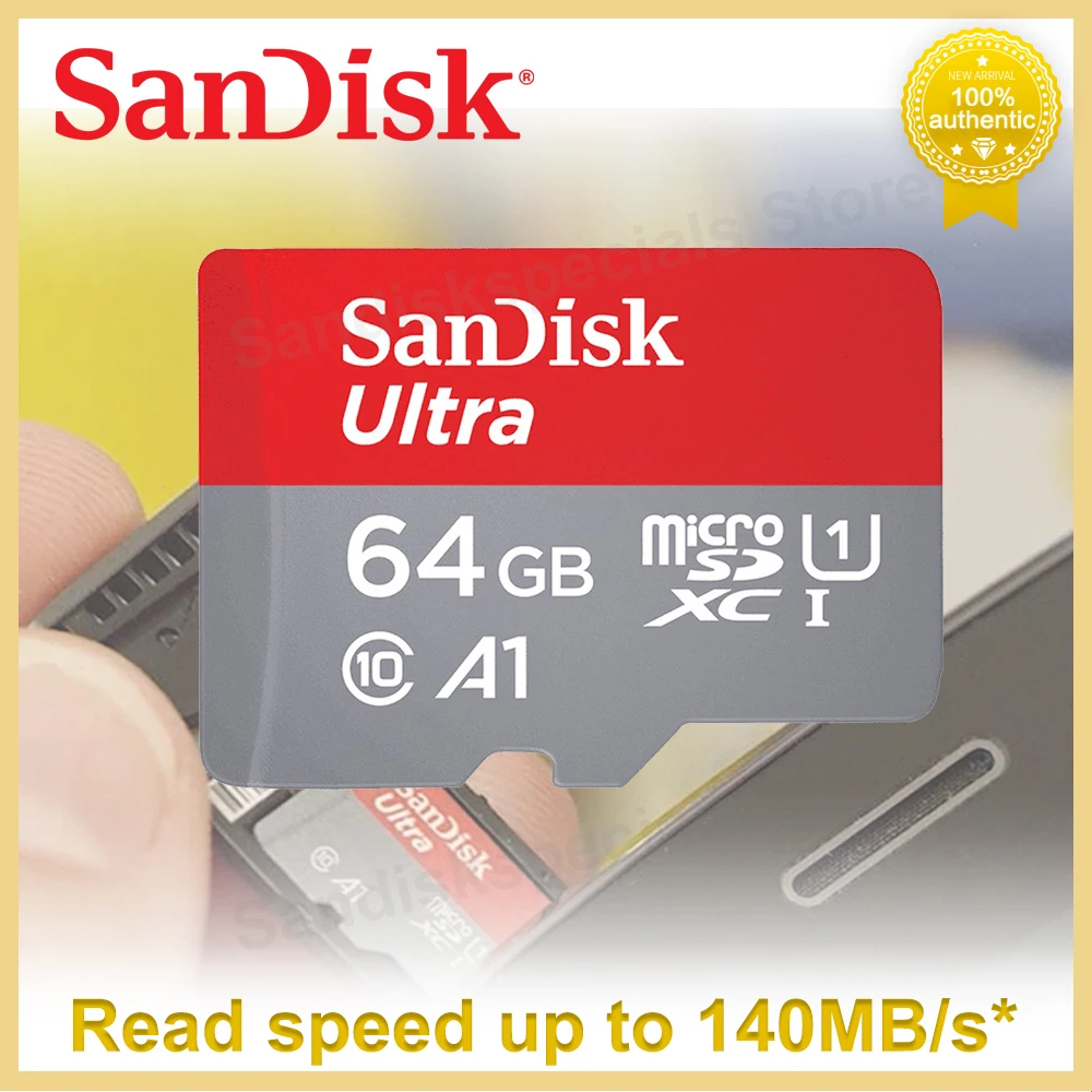 SanDisk-64G-Micro-SD-Card-Ultra-MicroSDXC-UHS-I-Memory-Card-C10-U1-Full ...