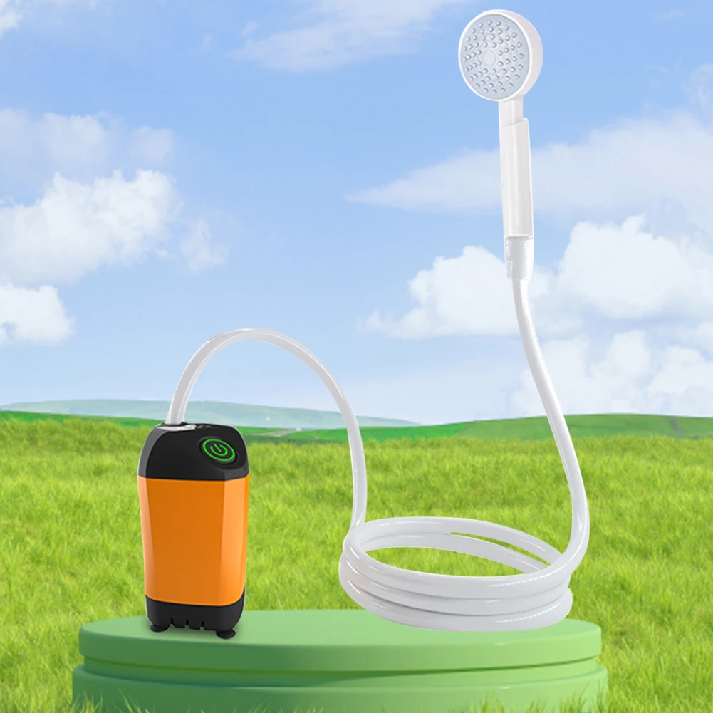 Portable-Electric-Shower-Pump-4800mAh-Outdoor-Camping-Shower-with ...