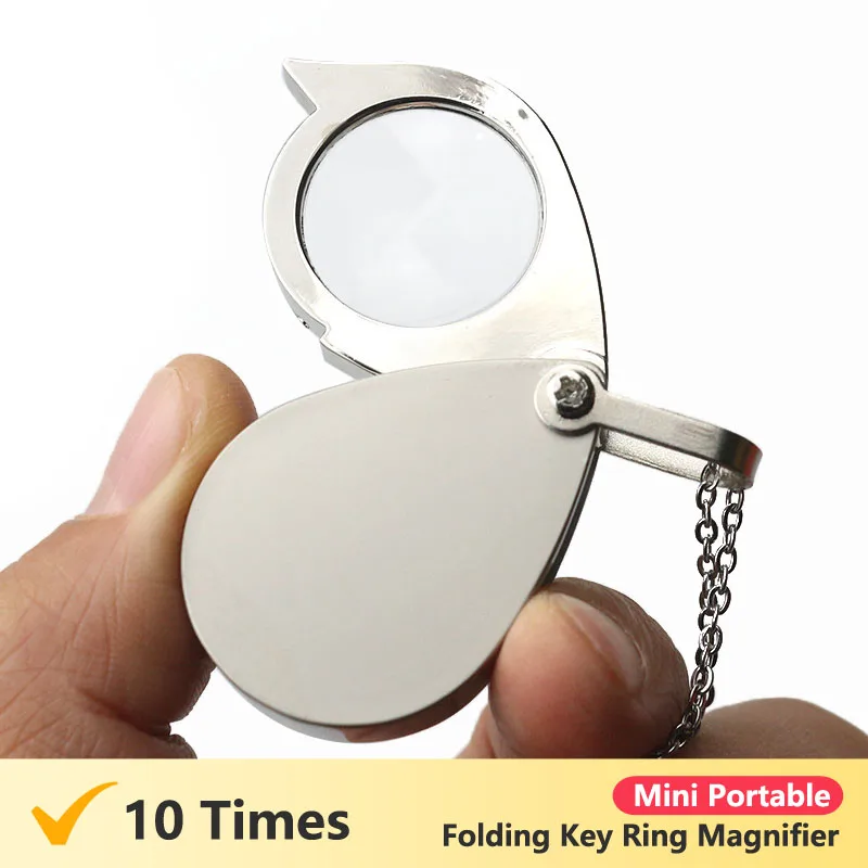 Mini-port-til-dobr-vel-chaveiro-magnifier-com-corrente-m-o-di-ria-lupa ...