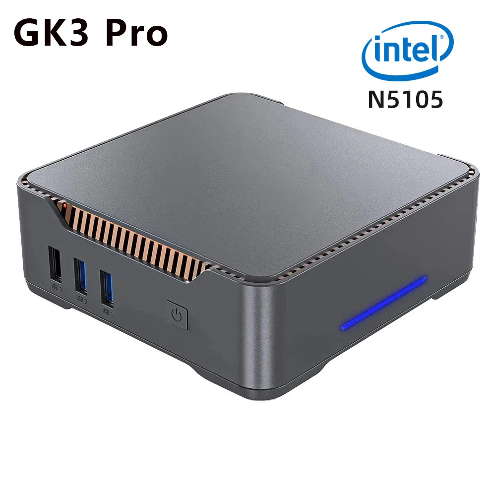 GK3 Pro GK3V Mini PC Intel Celeron J4125/N5105 Windows 11 DDR4 8GB ...