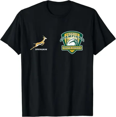 World-Champs-Springbok-Bokke-South-Africa-Rugby-T-Shirt-long-or-short ...