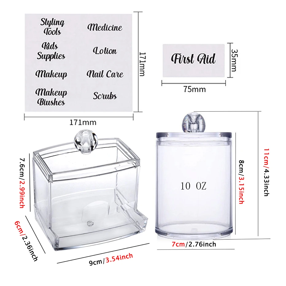 Plastic Container For Cotton
