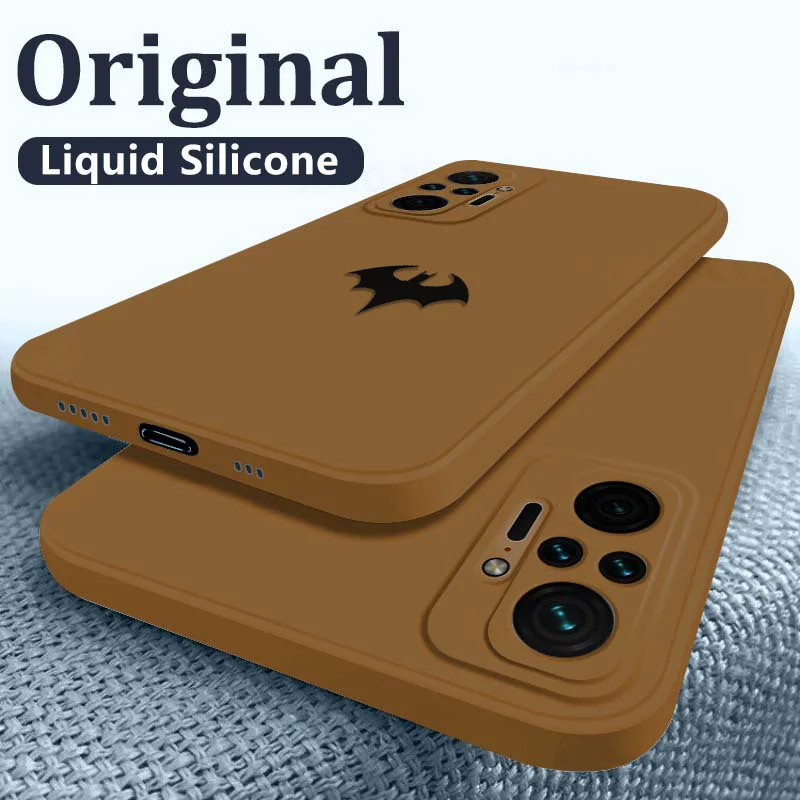 For Xiaomi Redmi Note 10 case for redmi 11pro POCO M2 M3 luxury square ...