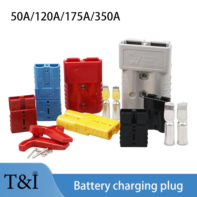 Anderson-Type-Plug-50A-120A-175A-350A-Battery-Charging-Fast-Connector ...