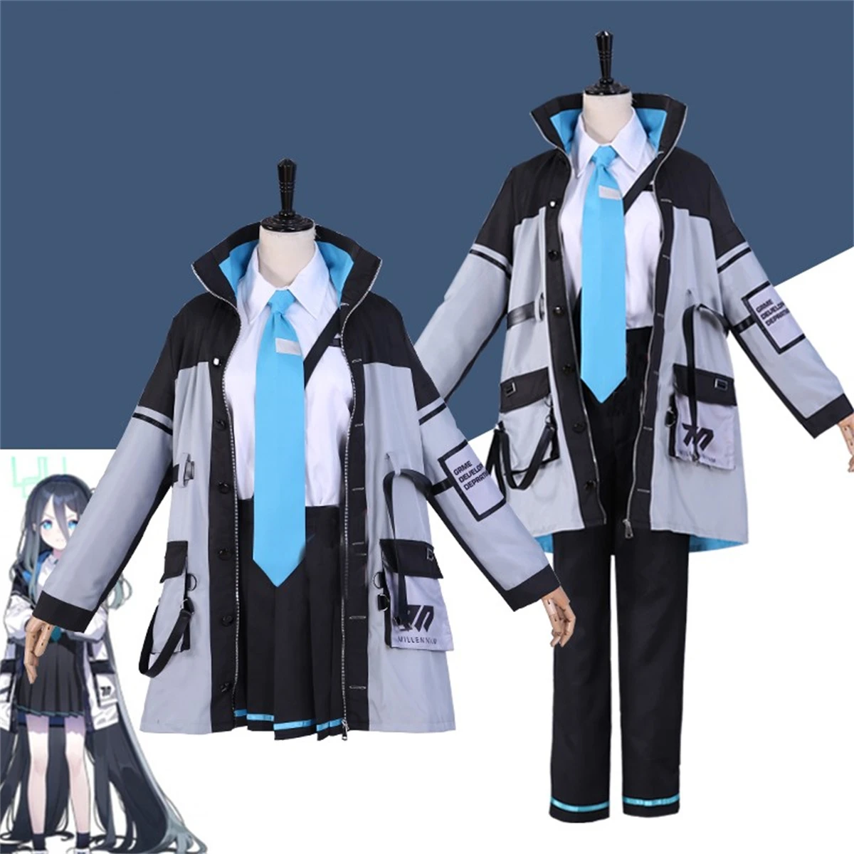 Anime Blue Archive Robots Al-1s Tenndou Arisu Cosplay Costume Suit ...