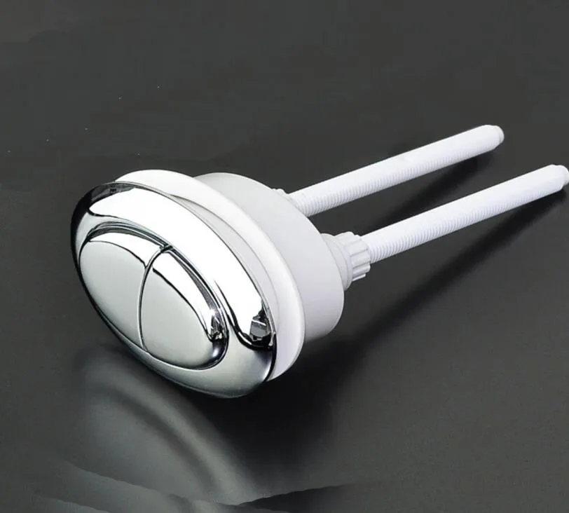 Chrome Plated Toilet Push Plastic Button Oval Shape 75x50mm - Toilet ...