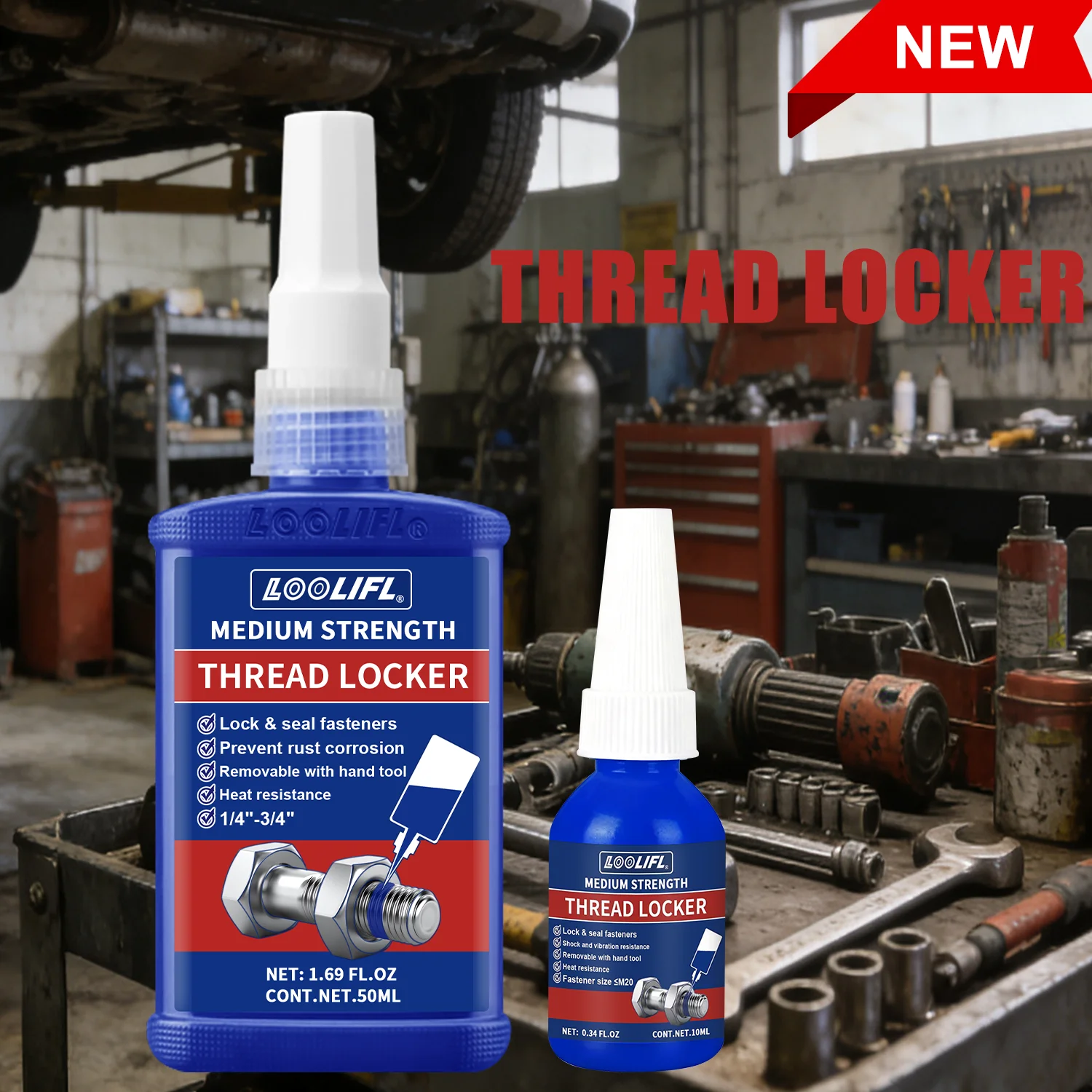 243Thread lock metal adhesive suitable for bolts, nuts, fasteners ...
