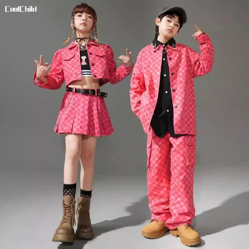 M-dchen-Hip-Hop-feste-Ernte-Jacke-Plaid-R-cke-Jungen-Street-Dance-Mantel-Cargo-hose.jpg