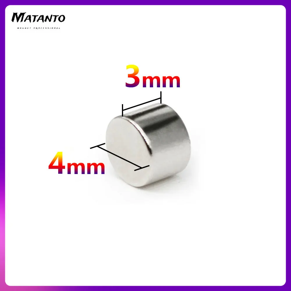 50-100-200-500-1000-1500PCS-4x3-Mini-Small-Round-Powerful-Magnets ...