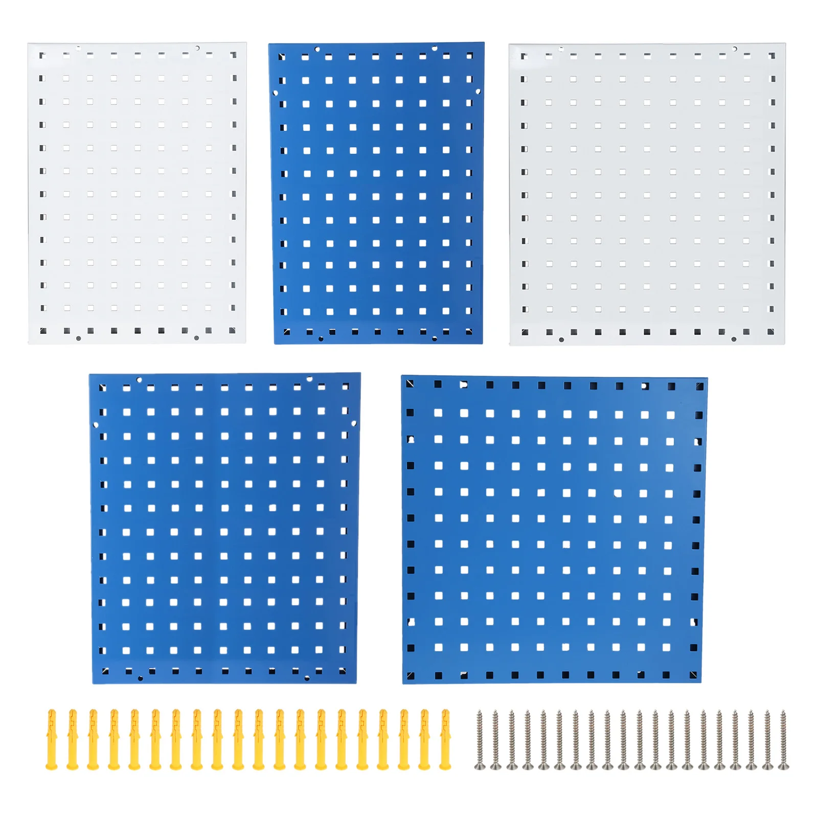 Alat-Papan-Panel-Gantung-Penyimpanan-Dinding-Slot-Pegboard-Logam-Rak ...
