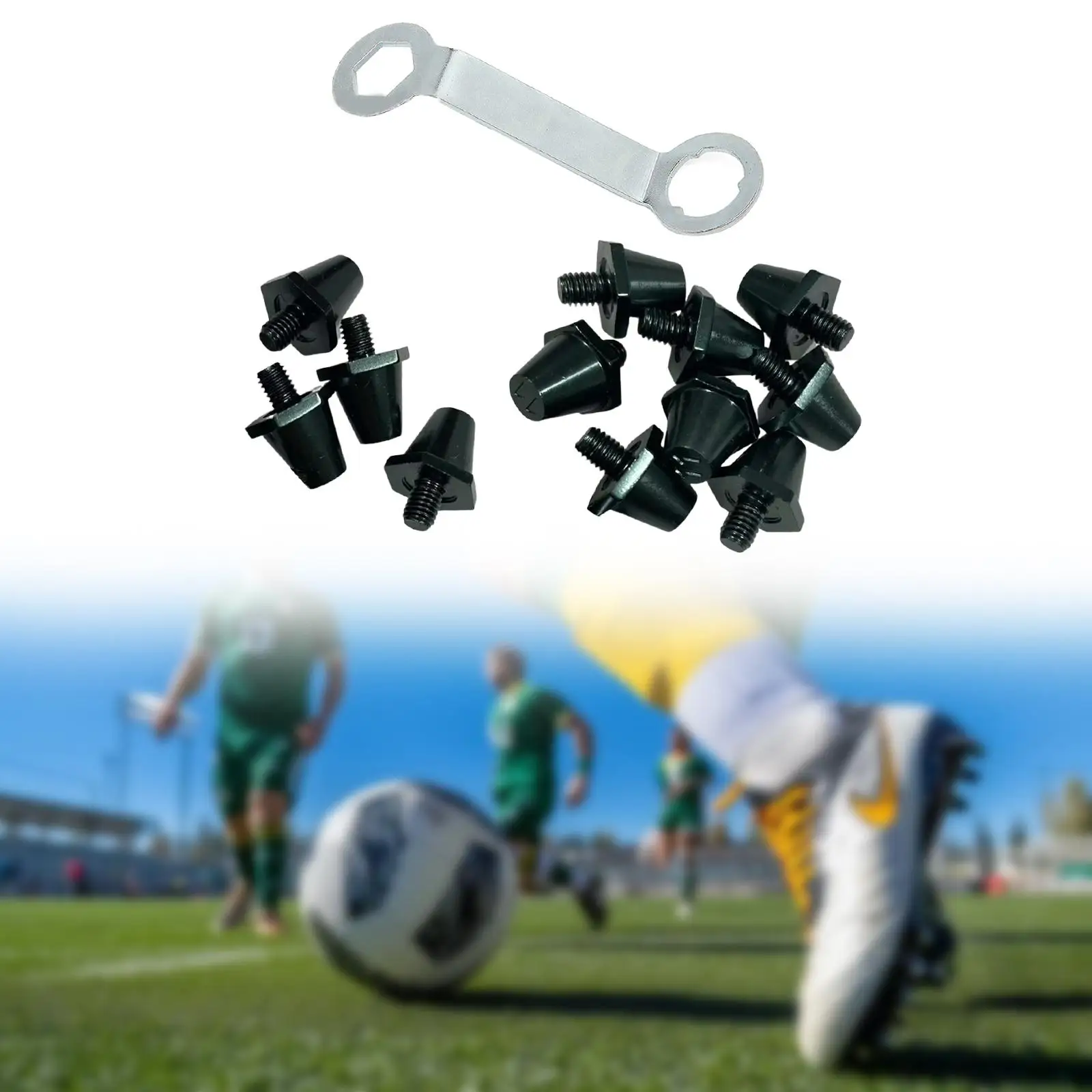 12x Football Boot Spikes Firm Ground M5 Threaded Turf Track Shoe ...