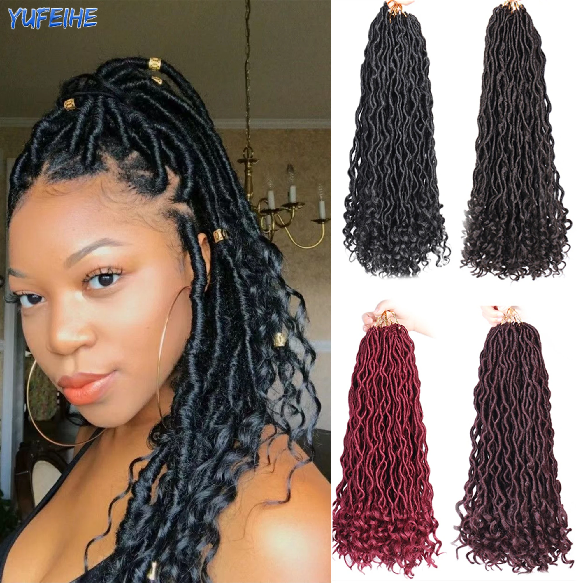 Goddess Braids On Natural Hair