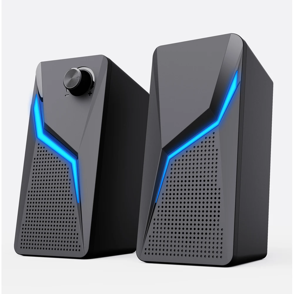 Computer-Gaming-Speakers-PC-Sound-Subwoofer-HIFI-Stereo-Microphone-USB ...