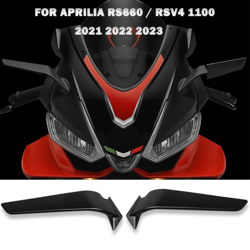 For-Aprilia-RS660-RSV4-1100-Mirrors-Stealth-Mirrors-Sports-Winglets ...