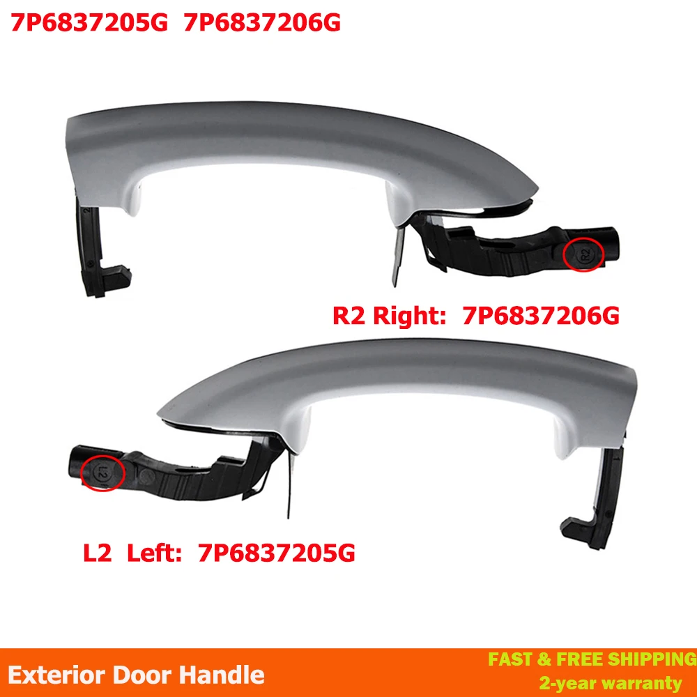 For-Volkswagen-Touareg-2011-2017-Left-Right-Side-Exterior-Door-Handle ...
