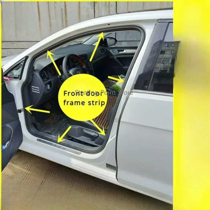 1PC Suitable for 02-10 Volkswagen POLO door frame rubber strip, door ...