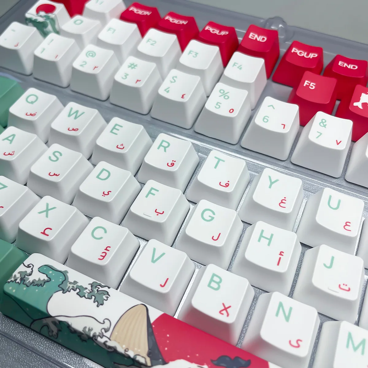 Coral-Sea-Key-Caps-OEM-altura-sublimaci-n-t-rmica-rabe-coreano-japon-s ...