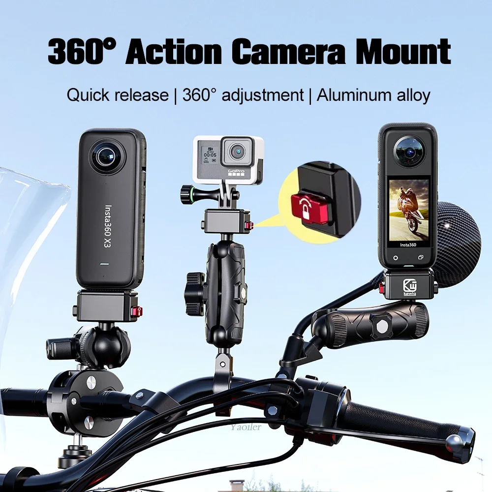 for-GoPro-11-10-9-8-Motorcycle-Accessories-Holder-Handlebar-Mirror-M10 ...