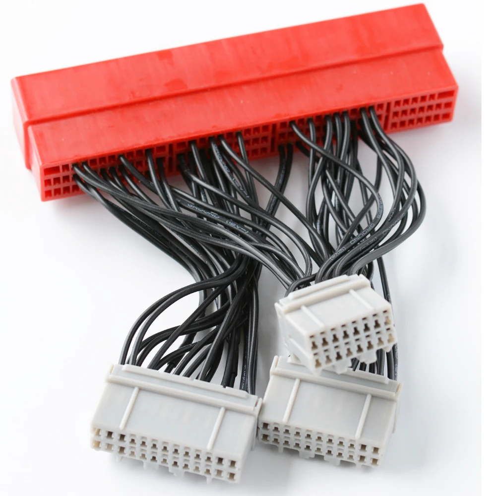 OBD2A OBD2B to OBD1 하네스 자동차 차량 교체 ECU 점퍼 변환 배선 와이어 하네스, 혼다 어코드 시빅 프리루드 ...
