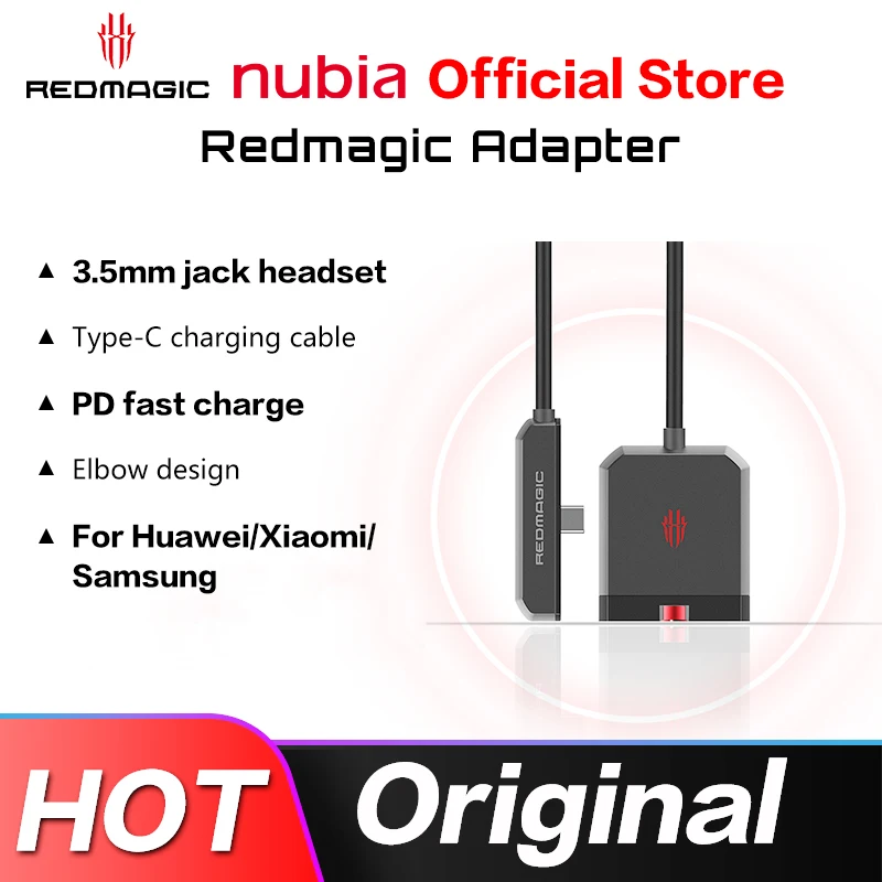 Nubia adaptador Original para RedMagic 5G 5S 6pro 6, estación de acoplamiento, adaptable al ...
