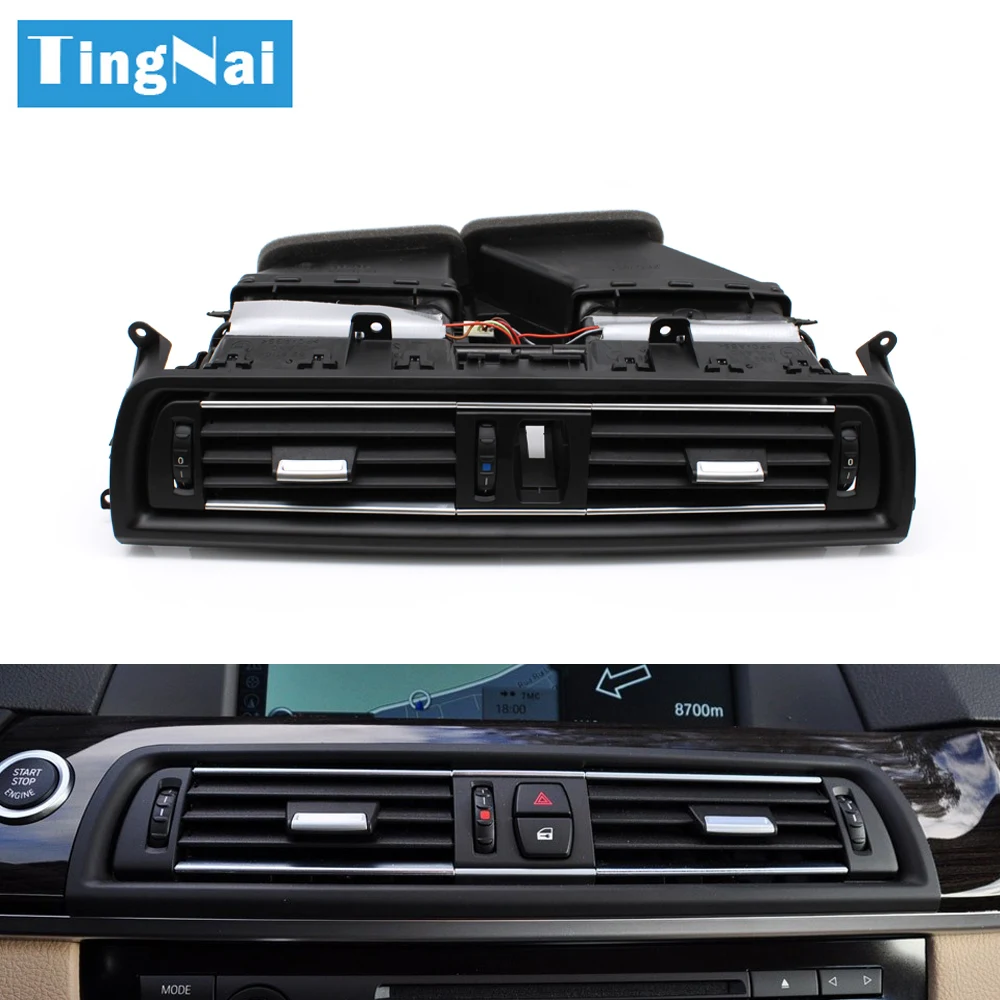 Car-Front-Dashboard-Central-Air-Conditioner-AC-Vent-Grille-Complete ...