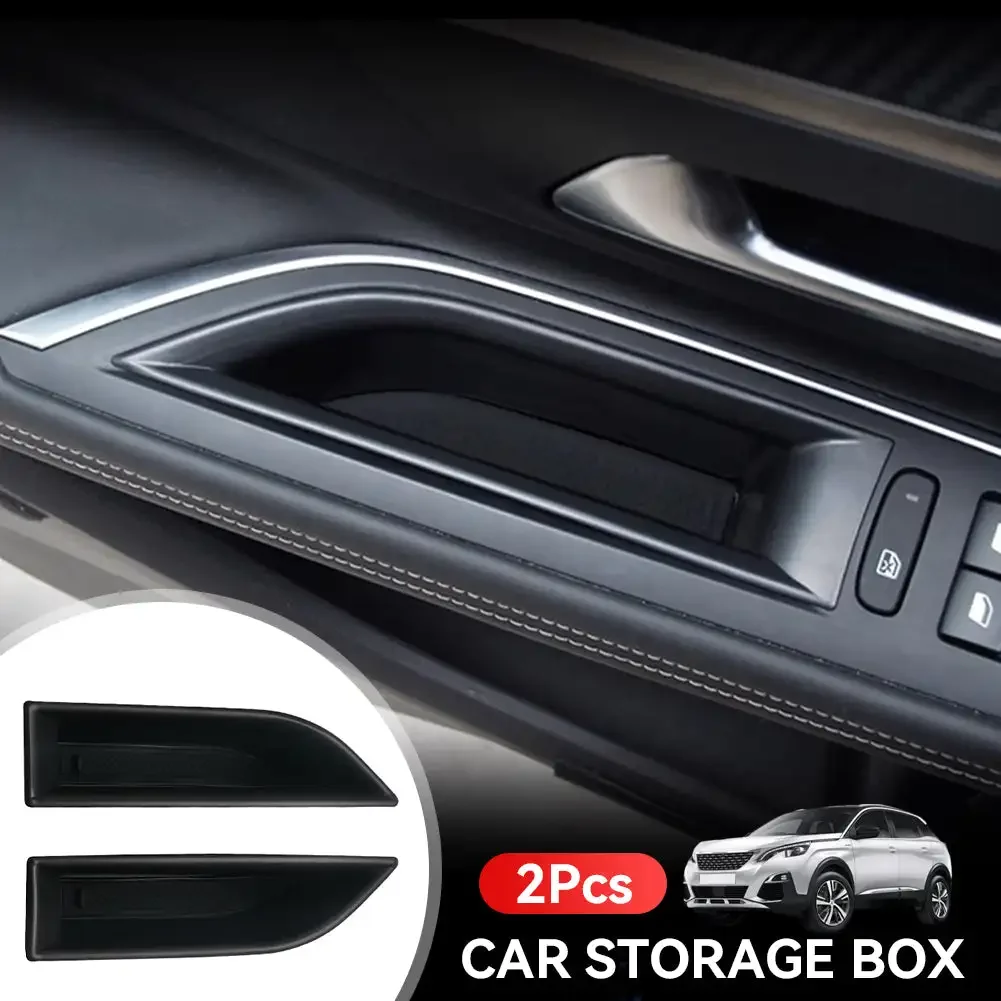 2Pcs-Car-Door-Handle-Storage-Organizer-Armrest-Box-Container-Tray-Auto ...