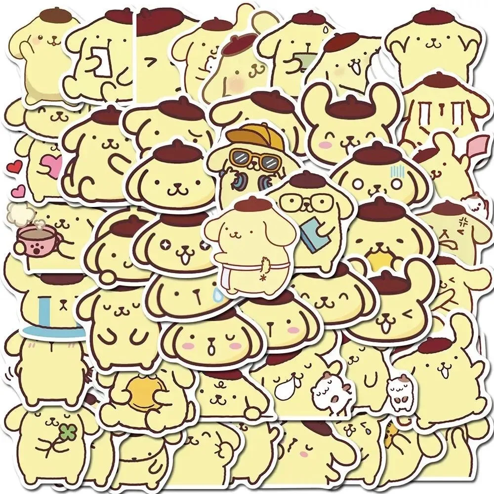 10/30/50pcs Pompom Purin Cartoon Sticker Kawaii Girls Waterproof ...