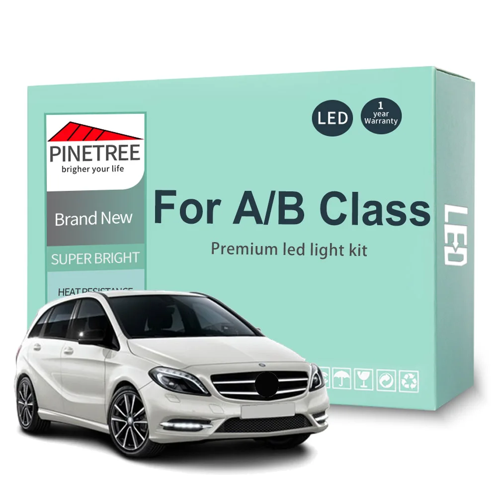 Canbus-Car-Led-Interior-Light-Kit-For-Mercedes-Benz-A-B-Class-W168-W169 ...