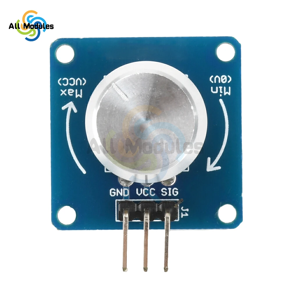 Rotation Angle Sensor Module DC 3-5.5V Knob Switch Adjustable ...