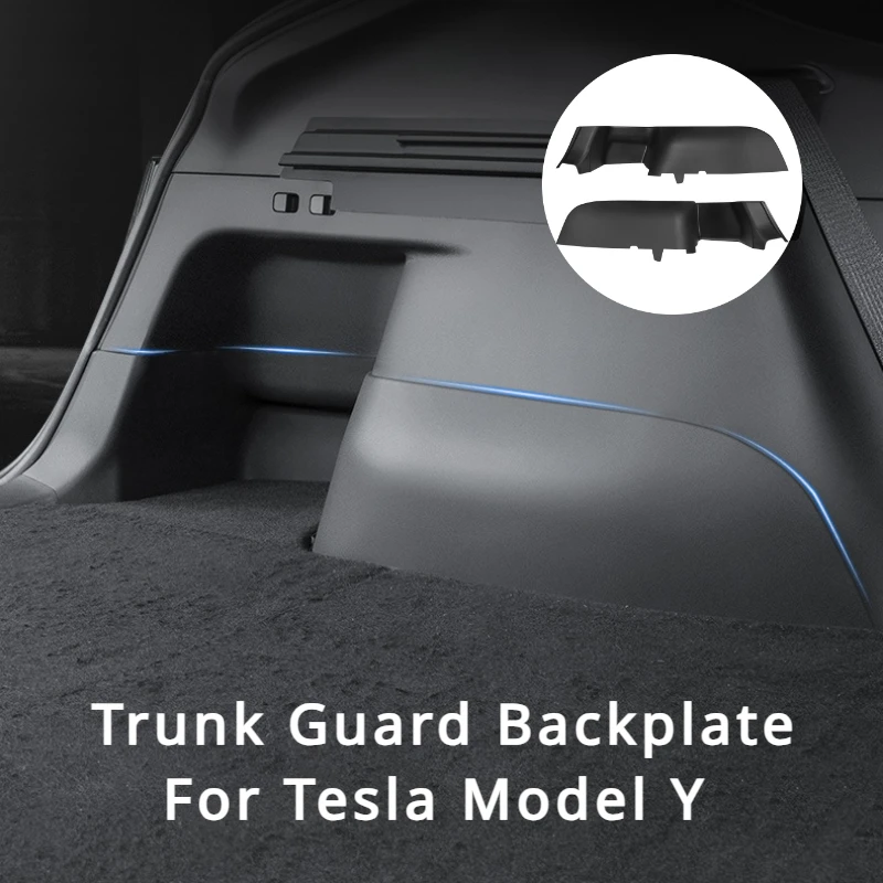 For-Tesla-Model-Y-Trunk-Guard-Backplate-Side-Protection-Panel-Car ...