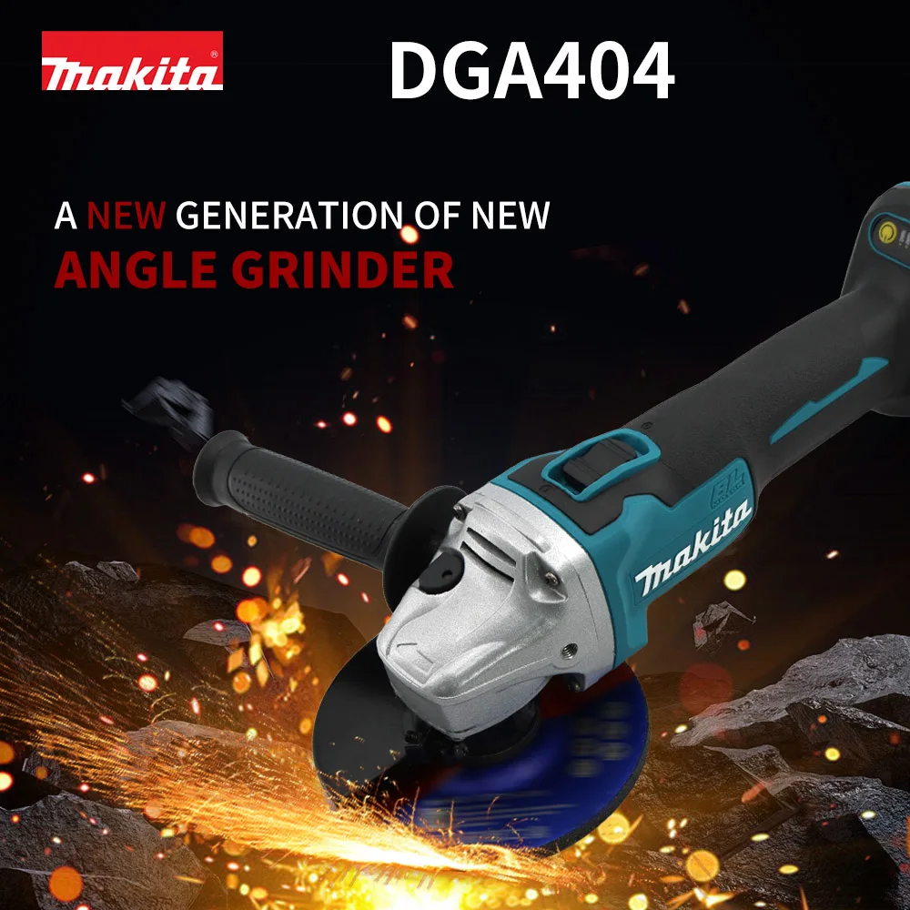 Makita-Angle-Grinder-DGA404-Brushless-18V-Lithium-Battery-Rechargeable ...