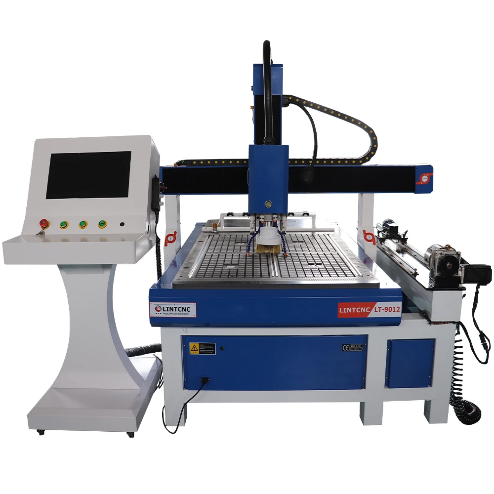 9012 4th 1212 Cnc Router Machine Auto Tool Changer Wood Aluminum ...