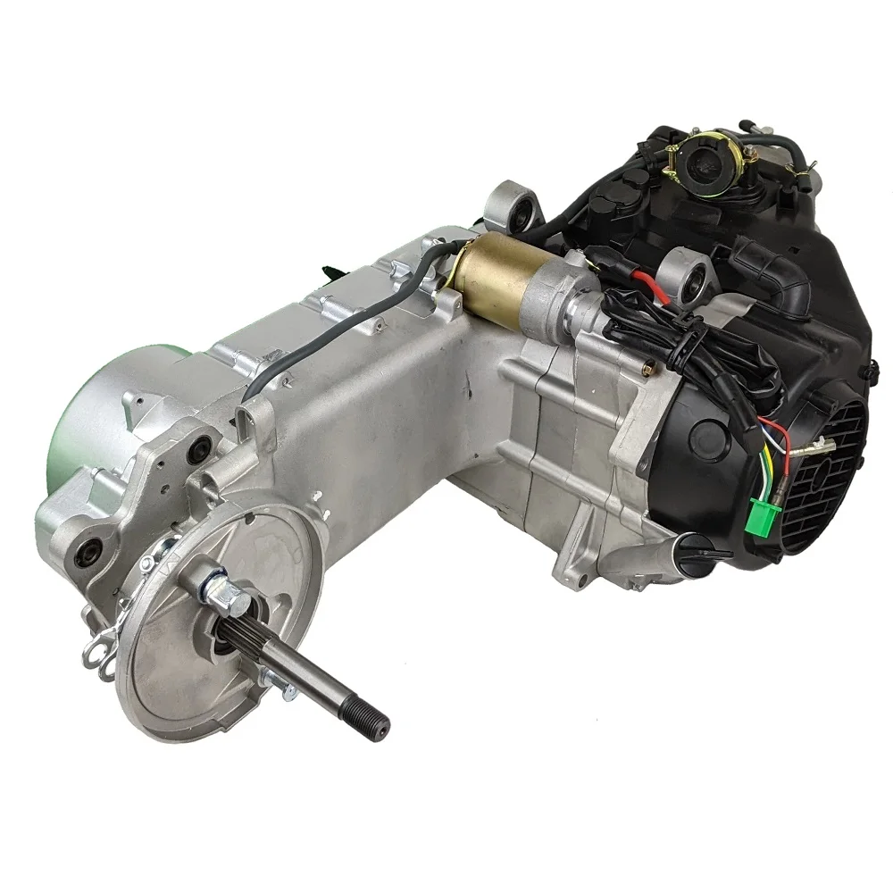 Motorcycle engine GY6-A 150cc long box scooter single cylinder air ...