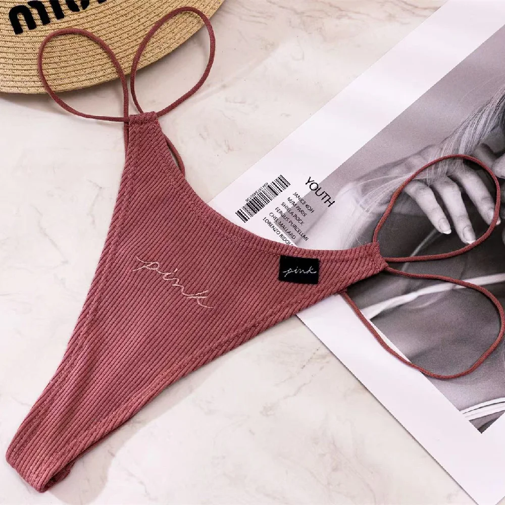 Culotte-slip,SP & CITY-Strings de sport filetés sexy,sous-vêtements de ...