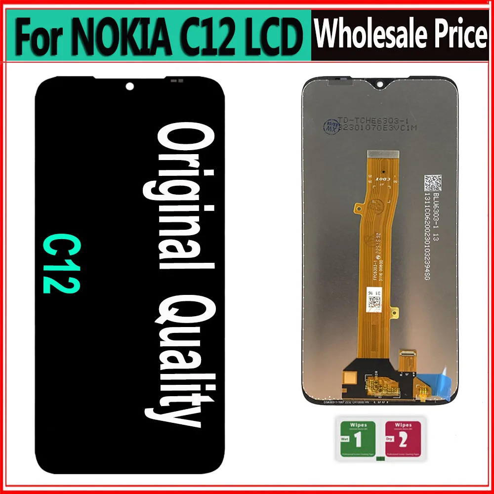 Original-6-3-For-Nokia-C12-LCD-Display-Touch-Panel-Glass-Screen ...