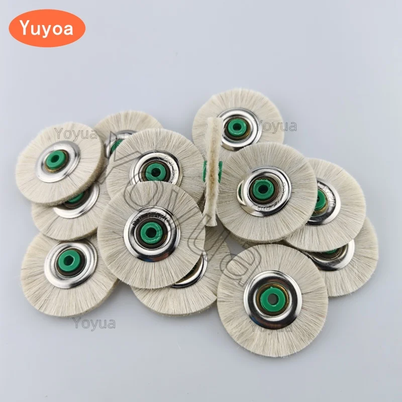 50pcs Dental Laboratory Materials Latch Polishing Brush Wheel Rotary ...