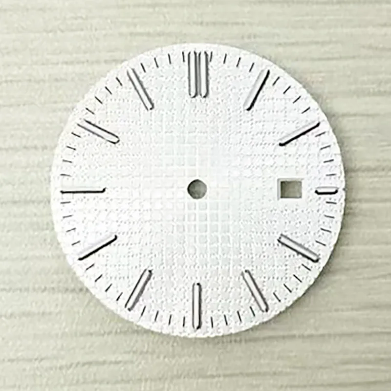 White-surface-silver-scale-inner-diameter-of-28mm-simple-plastic-watch ...