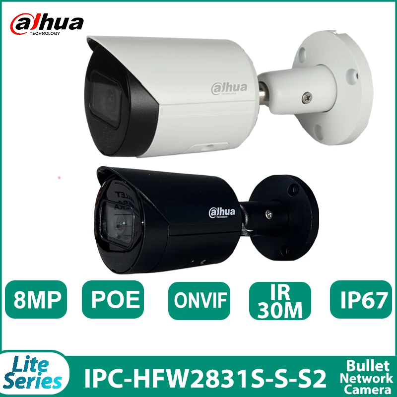 Dahua-IPC-HFW2831S-S-S2-8MP-4K-Mini-Bullet-IP-Camera-Smart-Detection ...
